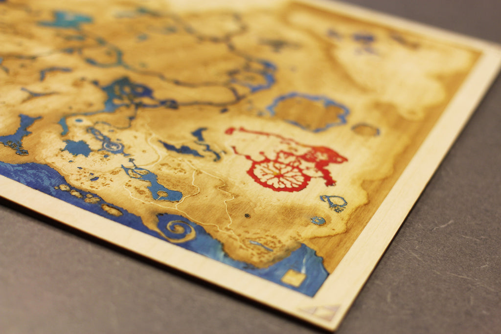Engraved Hylian Map – The Daily Robot